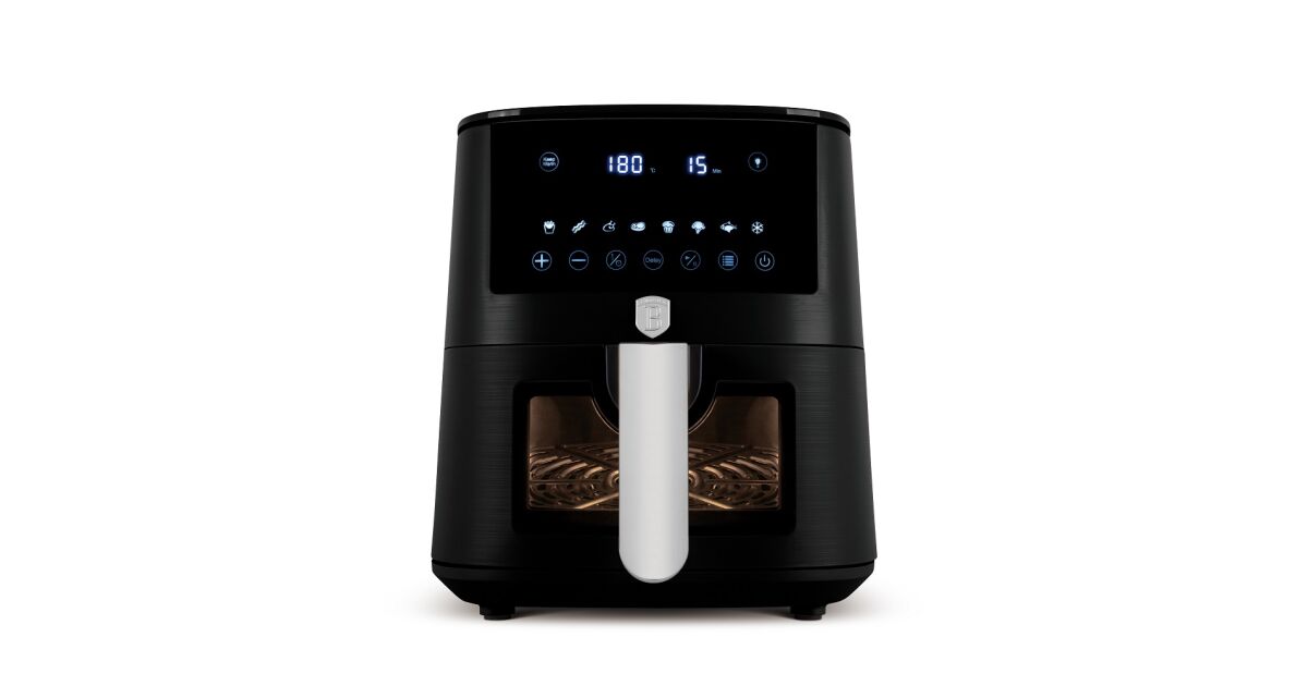 Berlinger Haus BH/9557 matt fekete 5 L forrólevegős sütő (BH/9557 ...