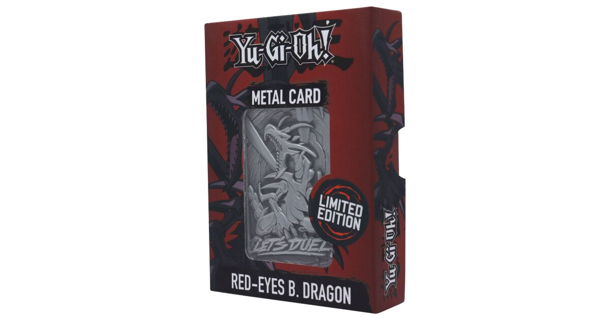 FaNaTtik Yu-Gi-Oh! - replika - Red Eyes B. Dragon Limited Edition ...