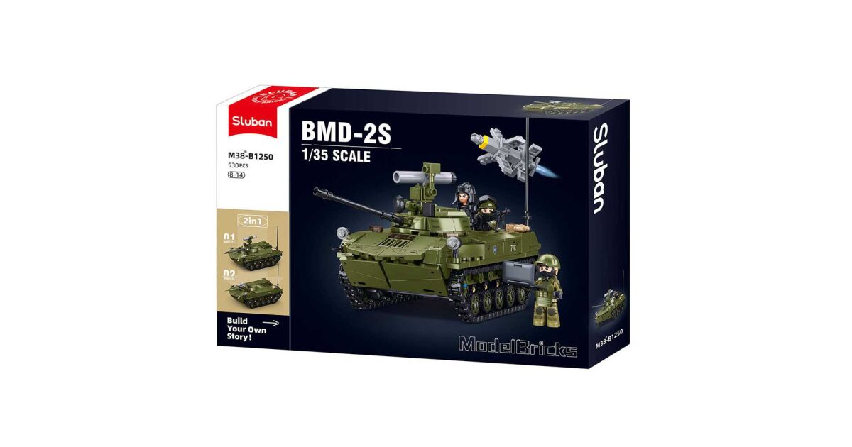 Sluban Model Bricks Army - MBD 2S tank | Pepita.hu