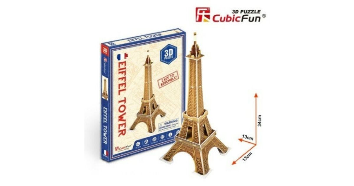 Cubic Fun 3D puzzle mini méret Eiffel Tower | Pepita.hu