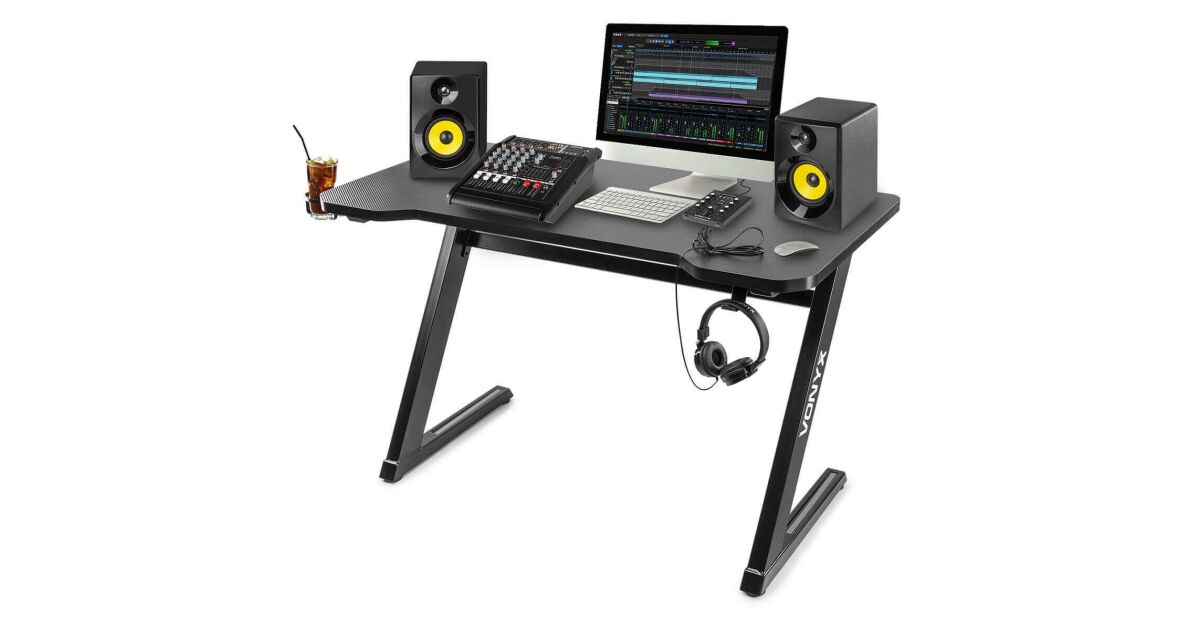 Vélemények: Vonyx DB15-Z kialakítású Studio, DJ, és Gamer asztal ...