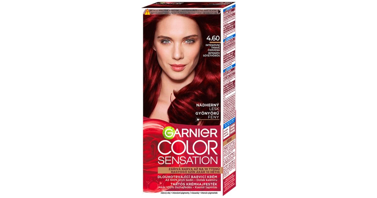 Garnier Color Sensation hajfesték 4.60 intenzív sötétvörös | Pepita.hu