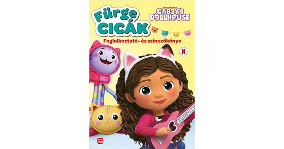 Gabby s Dollhouse: Carte de activități și de colorat - limba maghiară ...