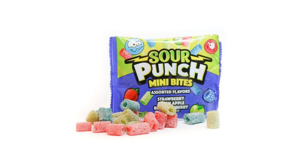 Sour Punch Mini Bites gyümölcs ízű savanyú gumicukor 56g | Pepita.hu