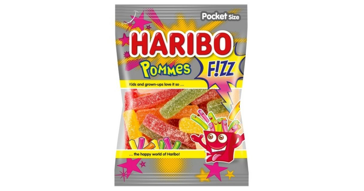 Haribo Pommes savanyú burgonya gumicukor 100g | Pepita.hu