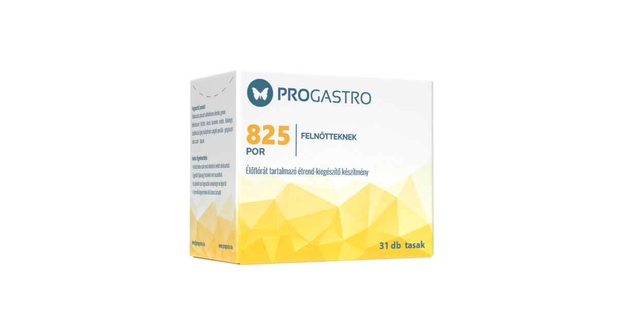 Progastro 825 por felnőtteknek élőflórát tartalmazó étrend-kiegészítő ...