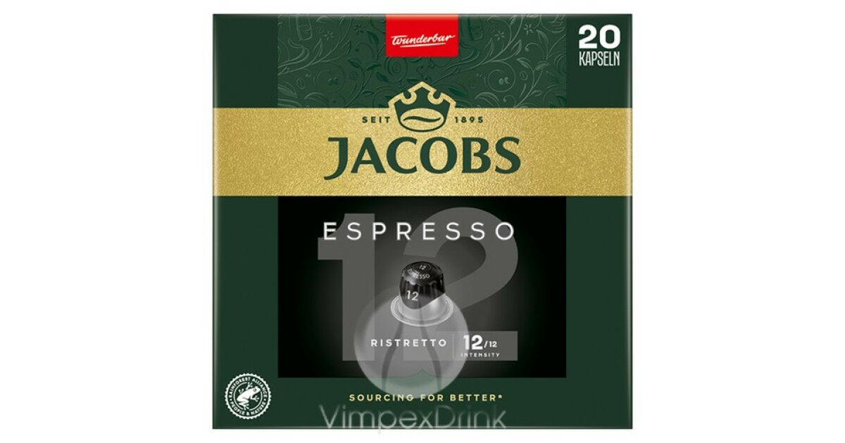 JACOBS NCC ESPR. 12 RISTRETTO KAPSZULA 20DB 104G | Pepita.hu