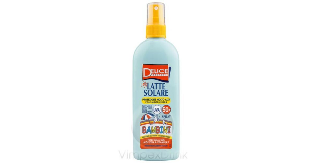 Delice Solare naptej spray spf50 gyerek 150ml | Pepita.hu