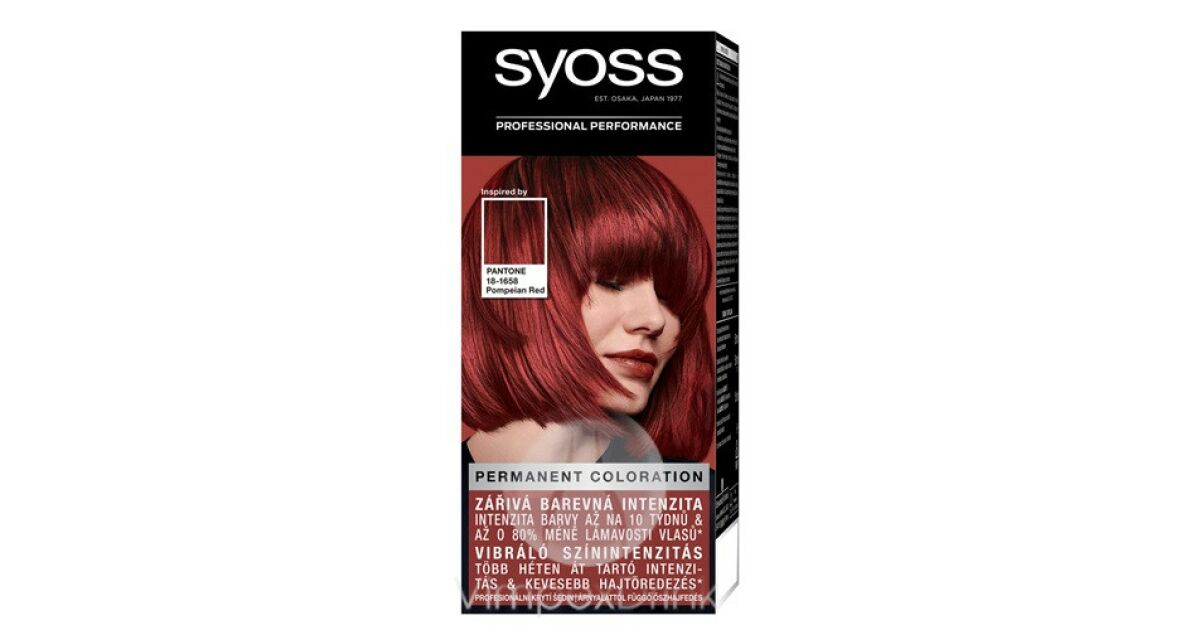 Syoss Color hajfesték 5-72 Pompeji vörös | Pepita.hu