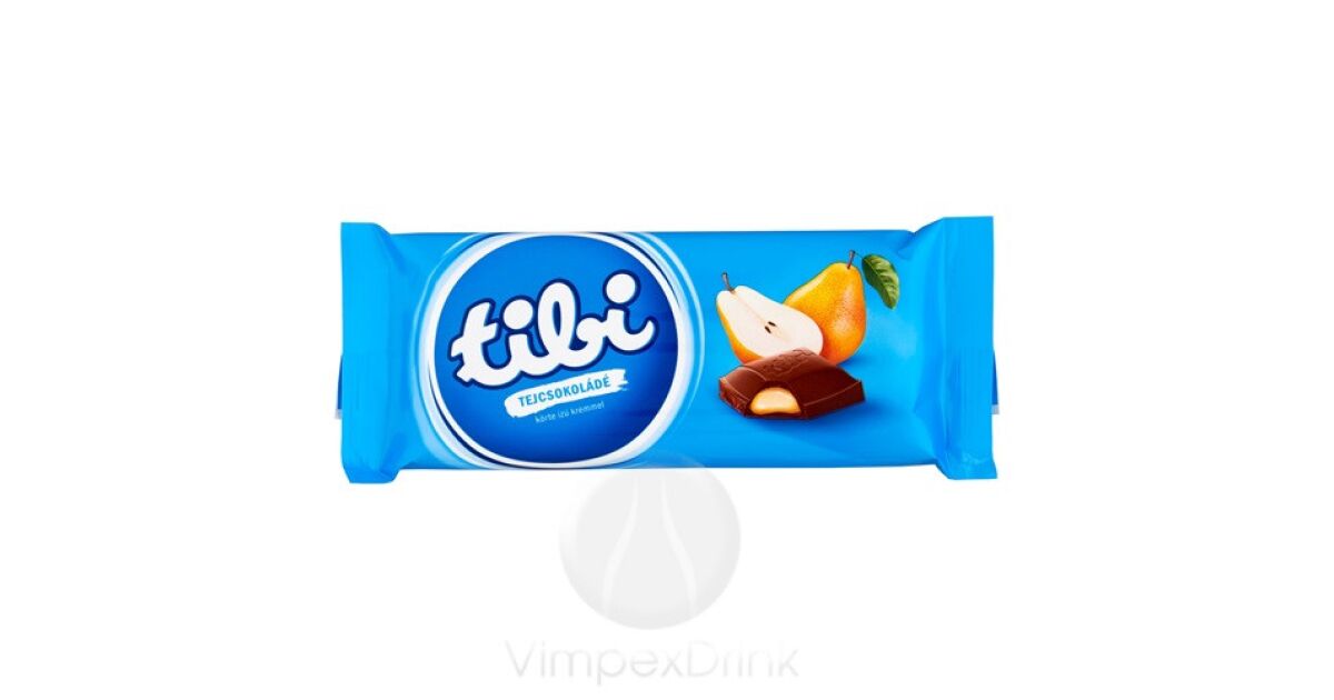 Tibi Táblás Körtekrémes Tejcsokoládé 90g | Pepita.hu