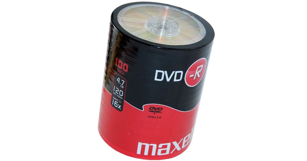 Maxell DVD-R 4,7GB 16x henger 100db | Pepita.hu