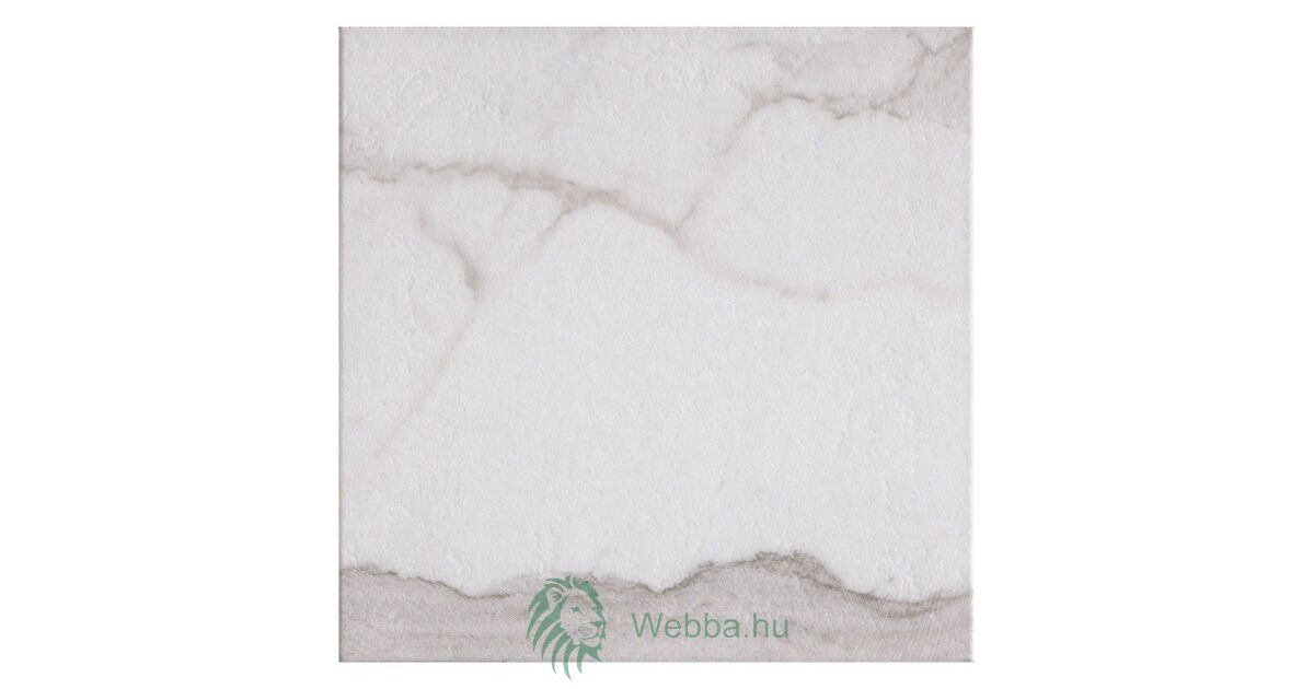 Beltéri járólap , Marmo Mix, félfényes, márvány utánzat, fehér, 34 x 34 ...