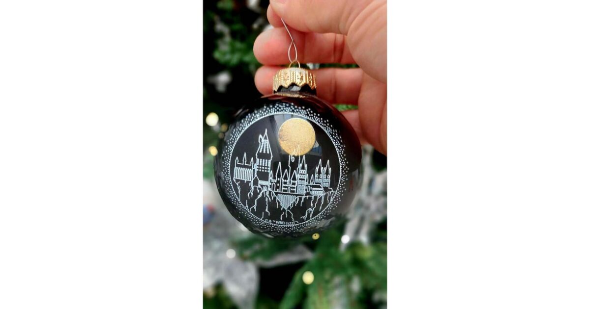 Harry Potter Roxfort karácsonyfadísz 8cm | Pepita.hu