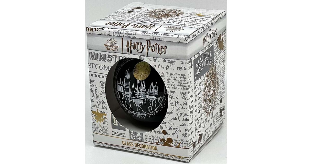 Harry Potter Roxfort karácsonyfadísz 8cm | Pepita.hu