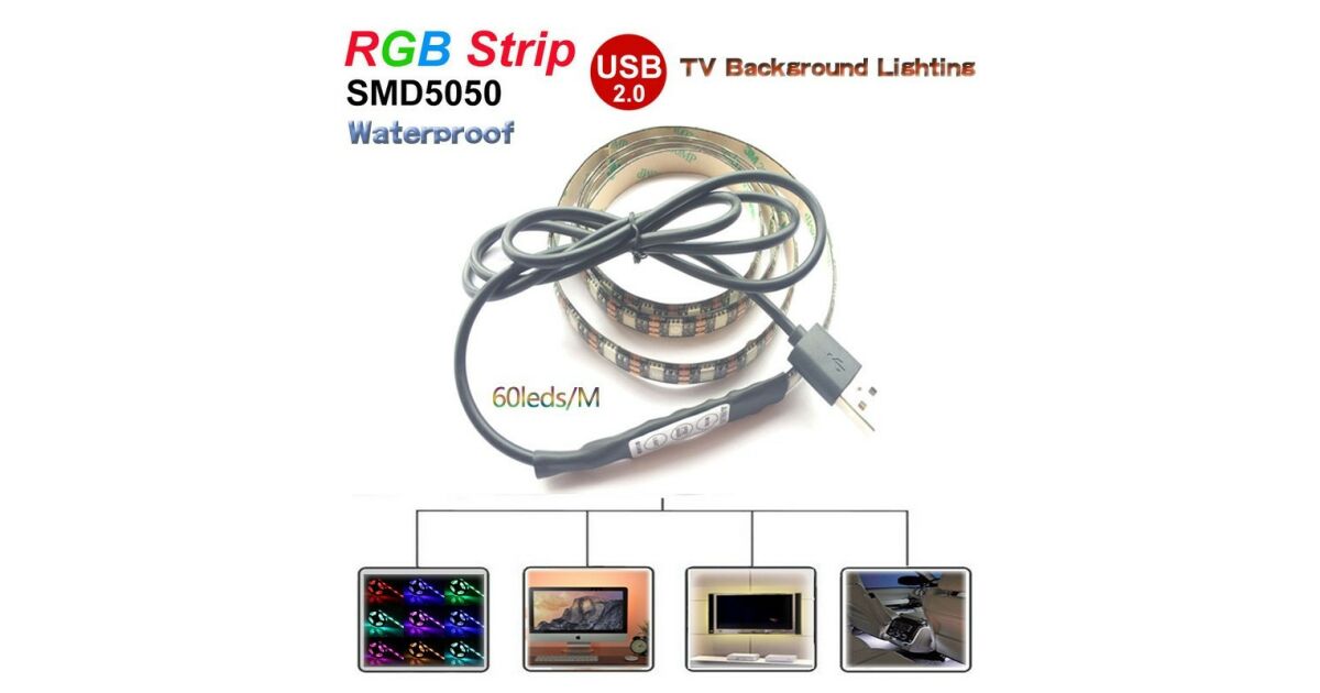 LED szalag, LED csík, LED sor, hangulatvilágítás, energiatakarékos ...