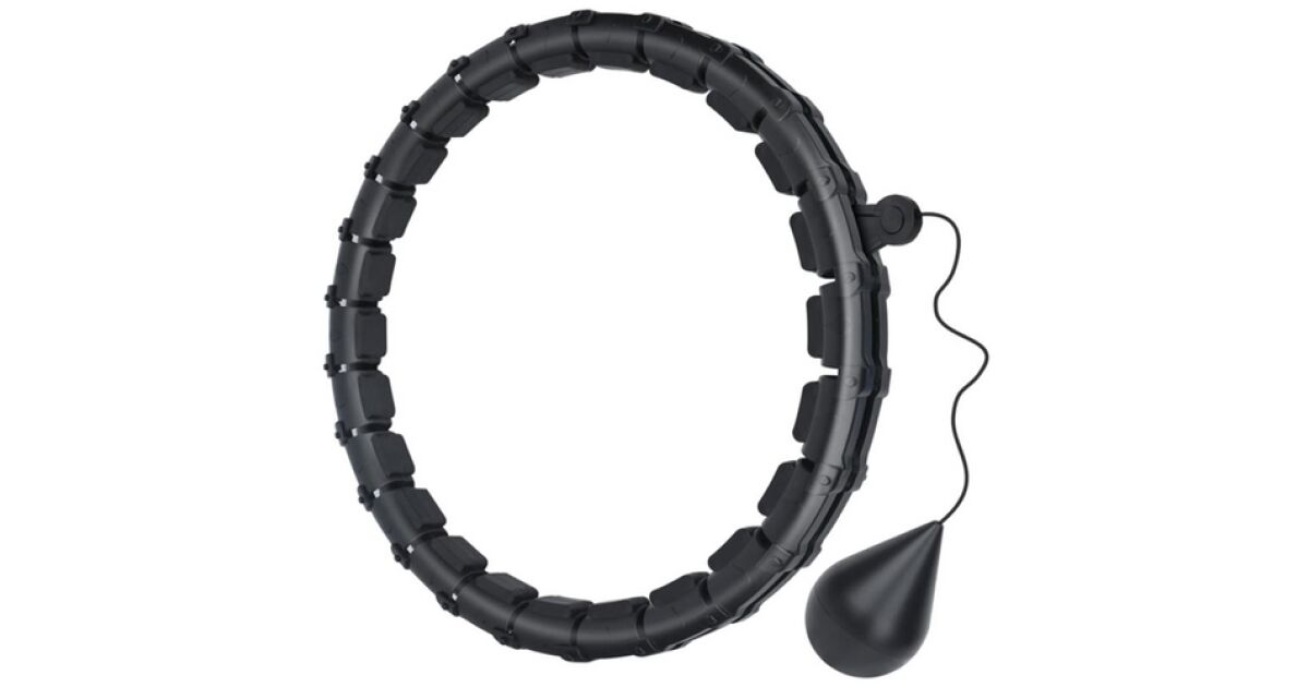 Podesivi hula hoop za mršavljenje s utezima i metalnim ležajevima, 40 ...