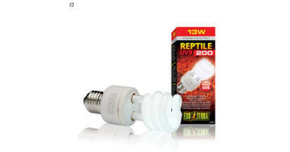 Exo-Terra Reptile UVB200 - izzó (13W) terráriumi állatok részére | Pepita.hu
