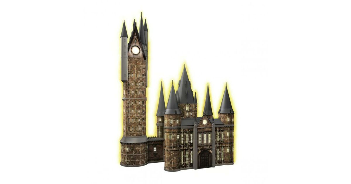 Harry Potter Roxfort csillagászati torony (éjszakai kiadás) 3D puzzle ...