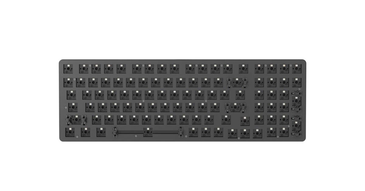 Glorious GMMK 2 Full-Size Barebone billentyűzet ISO-kiosztás fekete ...