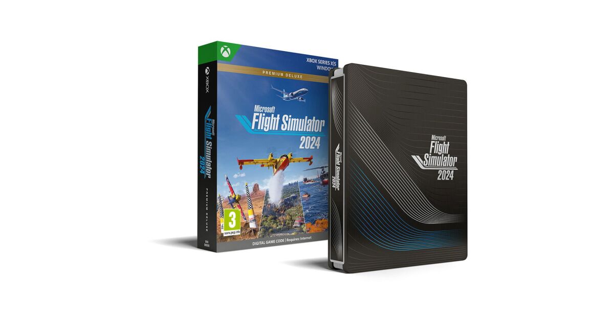 Microsoft Flight Simulator 2024 - Premium Deluxe Steelbook Edition ...