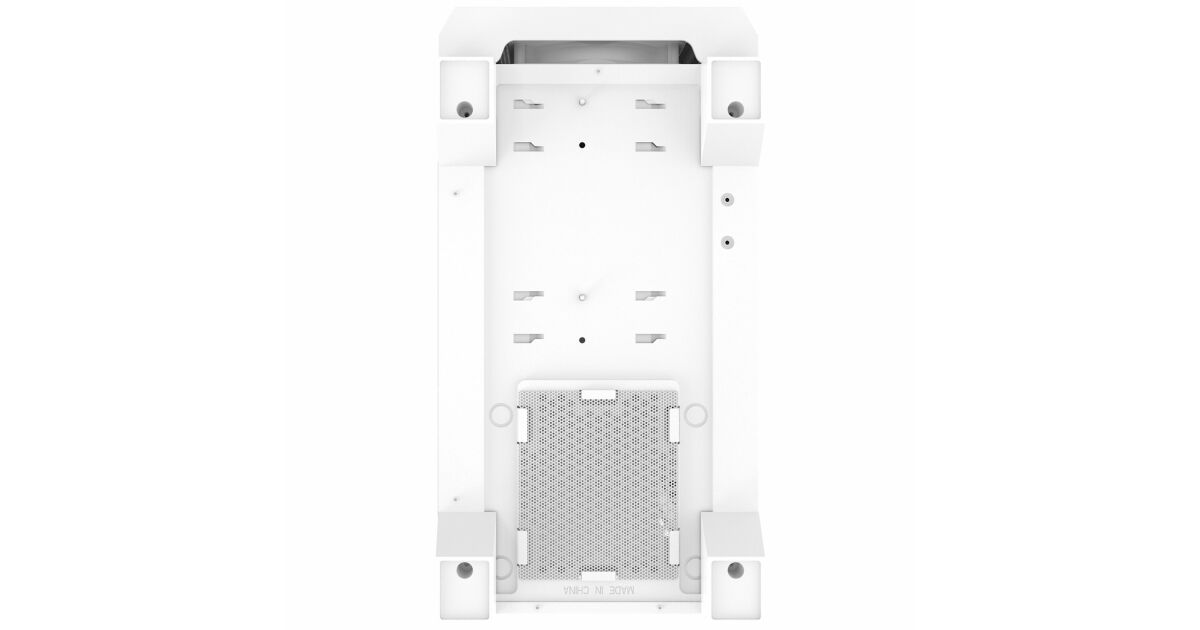 Carcasa Montech AIR 100 Lite, fara sursa, Alb, mesh, tempered glass ...