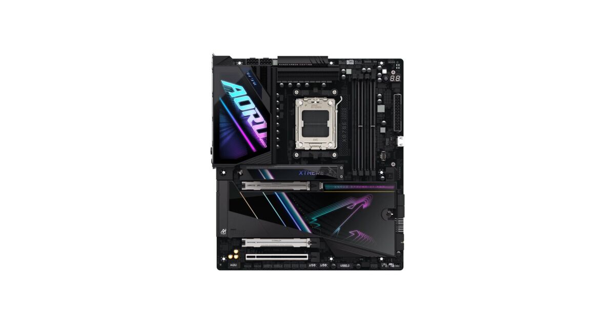GIGABYTE X870E AORUS XTREME AI TOP AMD X870E Socket AM5 Extended ATX ...