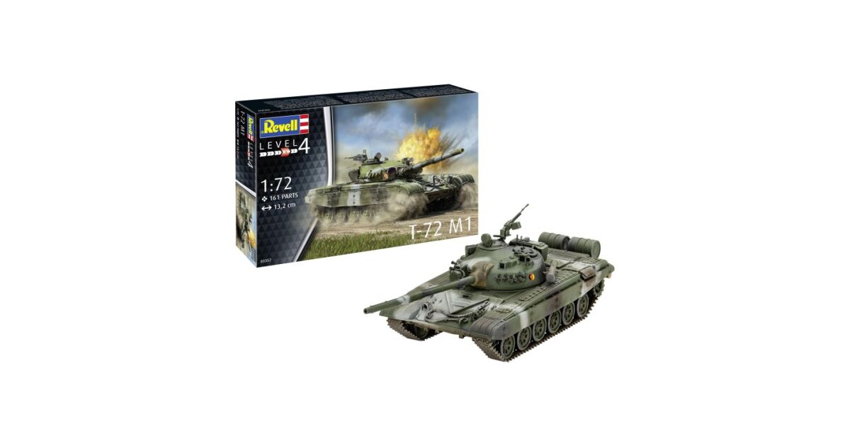 Revell 03357 T-72 M1 Tank műanyag makett 1:72 (03357) | Pepita.hu