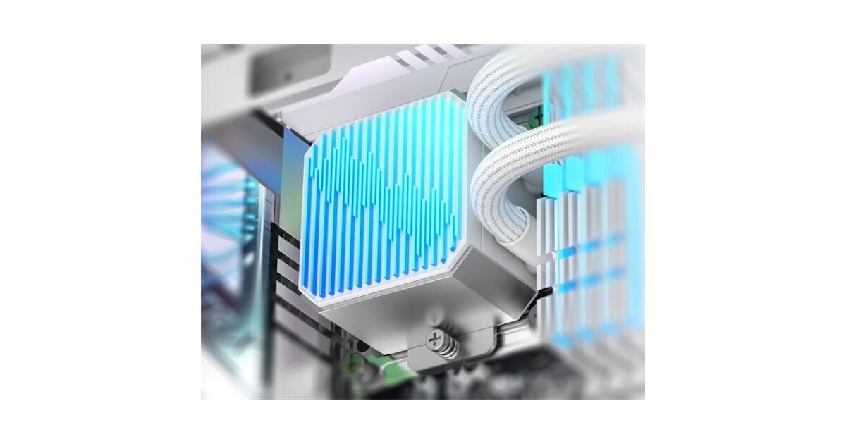 ID-Cooling Răcitor de apă CPU DX360 MAX WHITE 32.5dB max. 144,41 m3/h ...