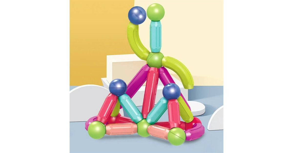 25 darabos kreatív mágneses építőkészlet | Pepita.hu