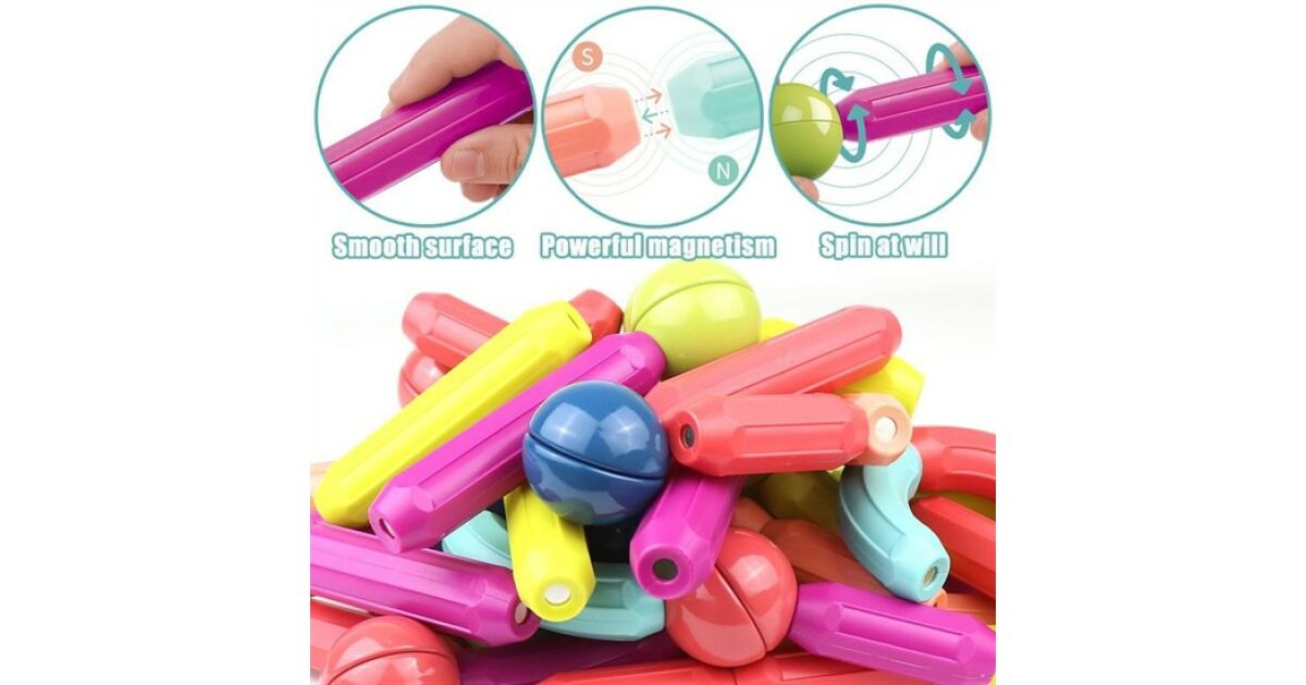 25 darabos kreatív mágneses építőkészlet | Pepita.hu