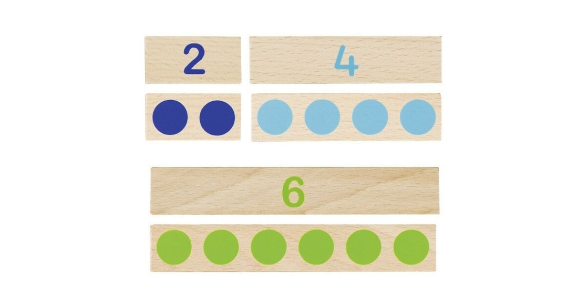 Számoló rudak fából - GOKI GK58535 | Pepita.hu