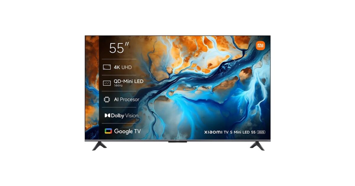 Xiaomi 55 TV S Mini 2025 4K UHD Smart LED TV | Pepita.hu