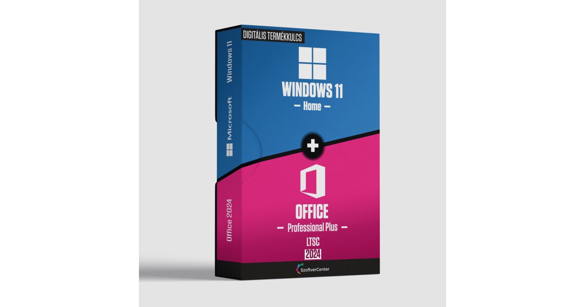 Microsoft Windows 11 Home + Microsoft Office Professional Plus LTSC 2024 (KW9-00641 + | Pepita.hu