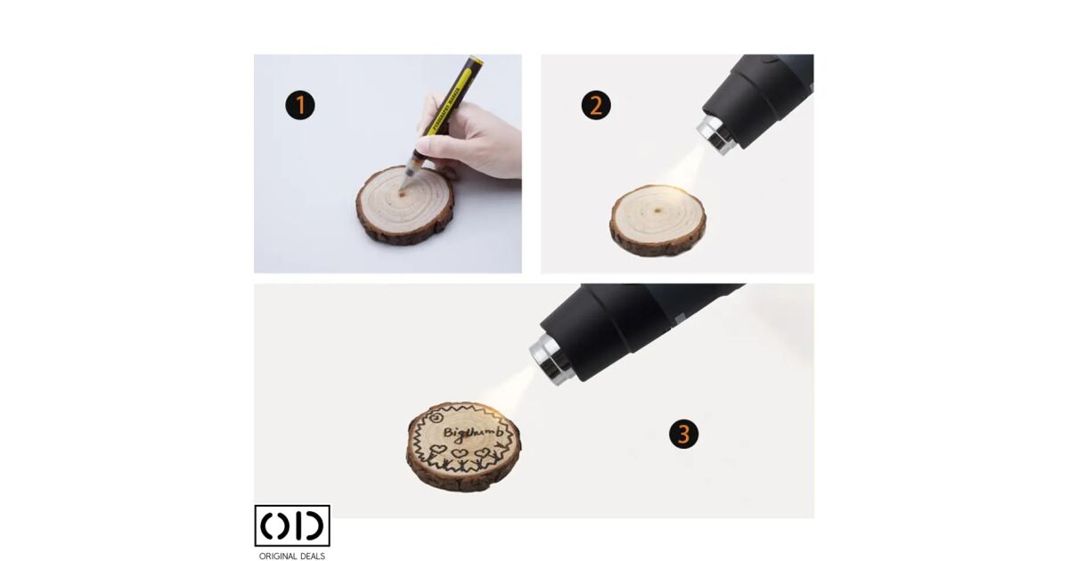 Marker Pyrograf DIY cu Vopsea Lichida Permanenta pentru Scris si Desen ...