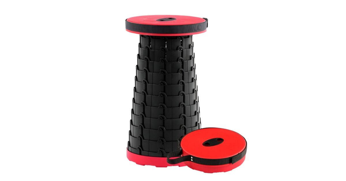 Scaun Telescopic Pliabil pentru Camping si Pescuit, KipHome, Portabil ...