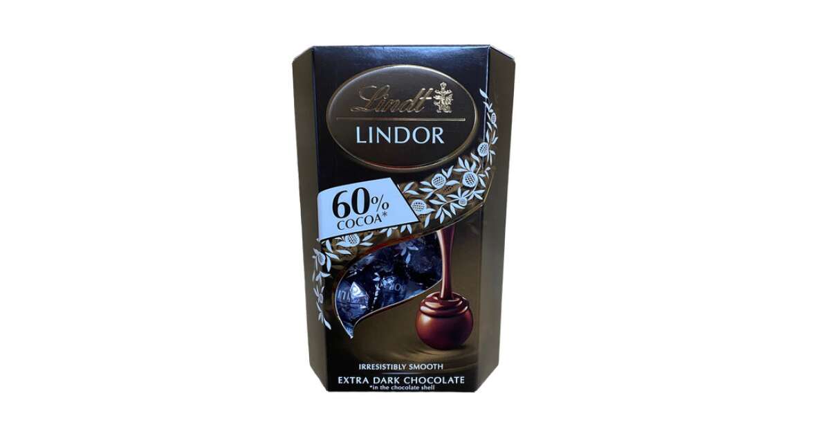 Lindt lindor extra dark 60% 200g | Pepita.hu