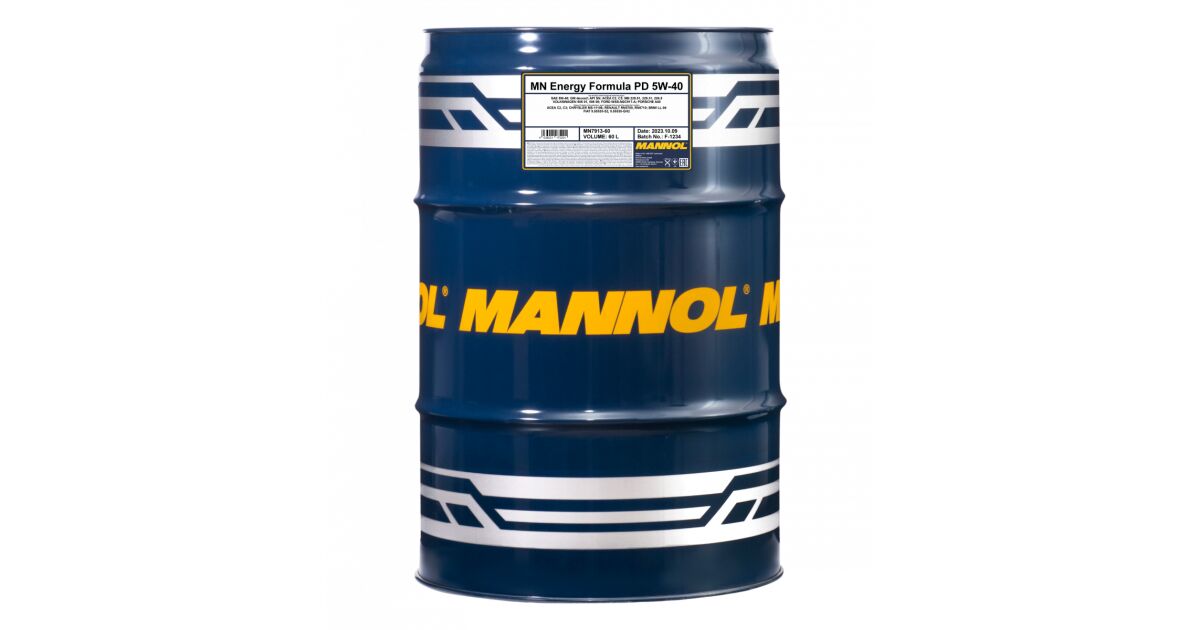 MANNOL Energy Formula PD 5W-40 7913 60L Motoröl | Pepita.com