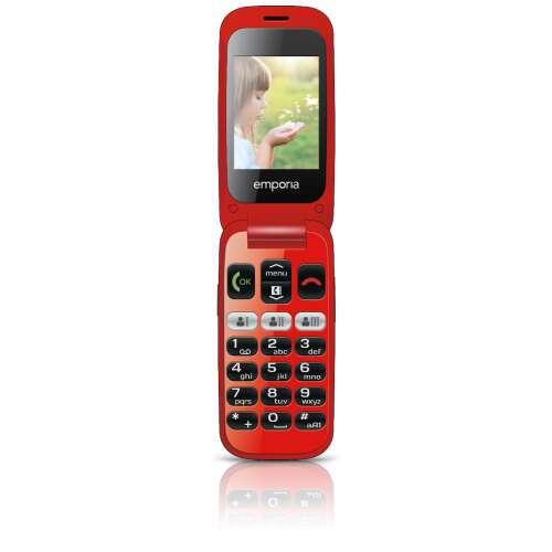 Emporia ONE 6,1 cm (2.4) 80 g Fekete-Piros Telefon időseknek | Pepita.hu