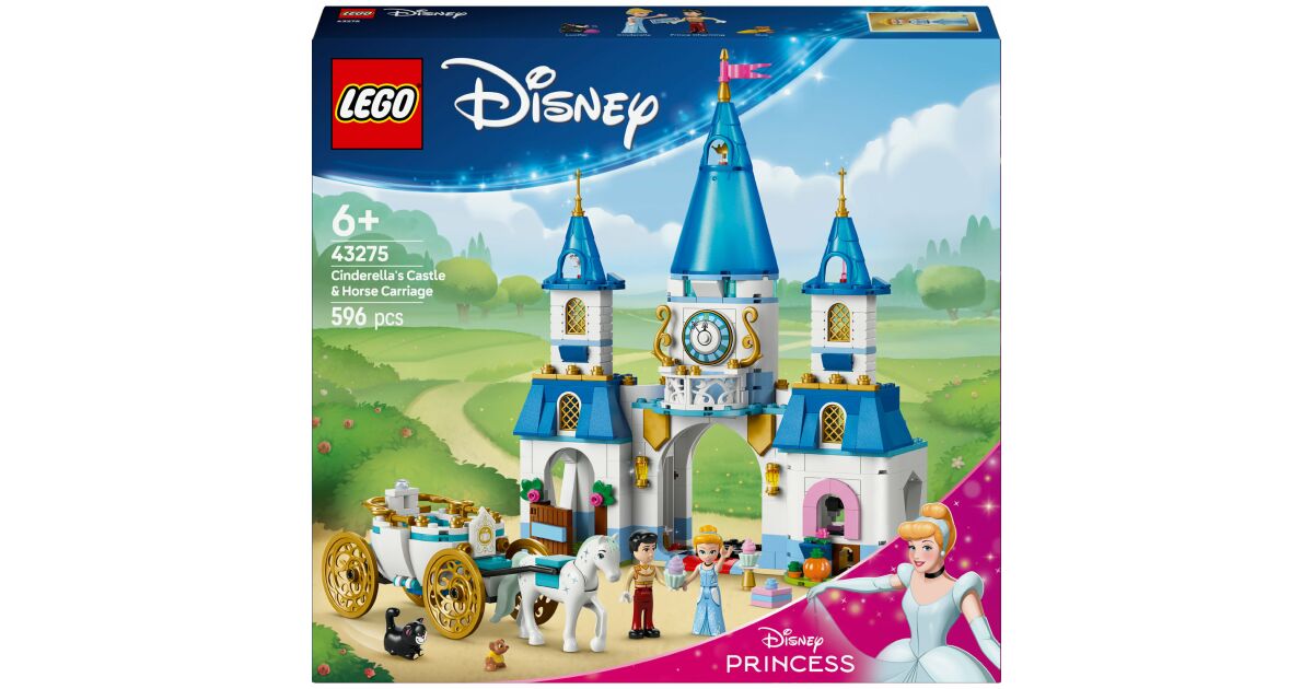 LEGO Disney Princess 43275 Hamupipõke kastélya és hintója | Pepita.com