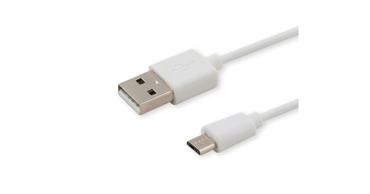 Cablu USB Savio USB-A - 2 m alb (SAVIO CL-124) | Pepita.com
