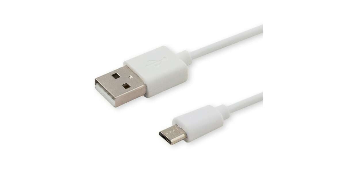 Cablu USB Savio USB-A - 2 m alb (SAVIO CL-124) | Pepita.com