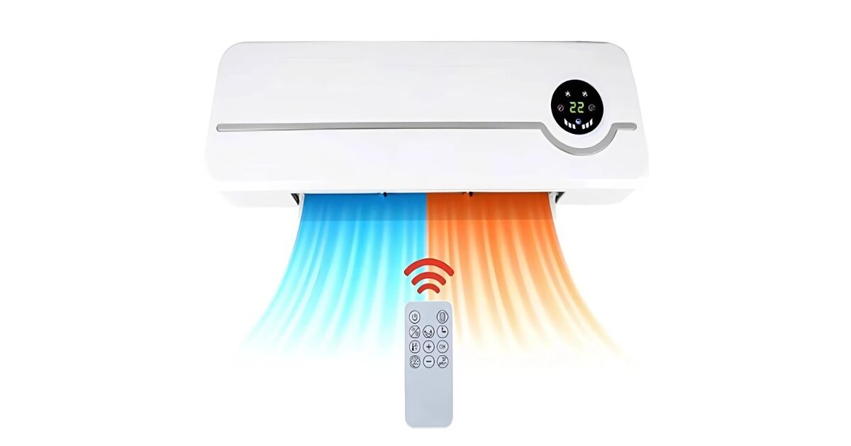 JL Niva 2000W falra szerelhető elektromos kerámia fűtőtest ...