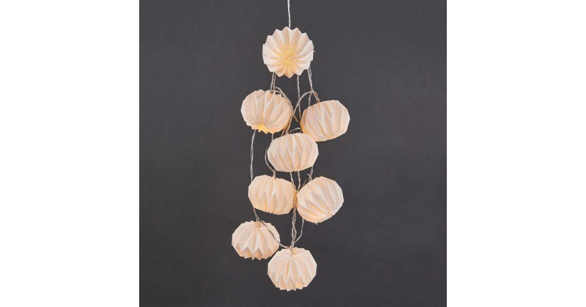 HANAMI LED-es égősor, fehér 8 égő | Pepita.hu