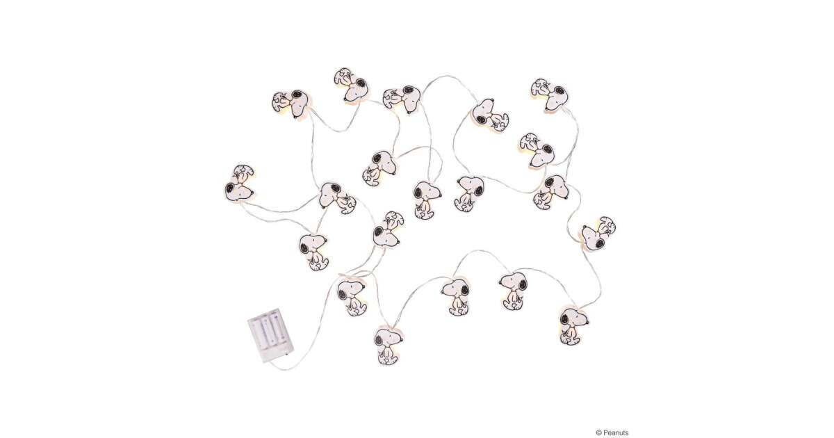 Snoopy LED Égősor - 20 db | Pepita.hu