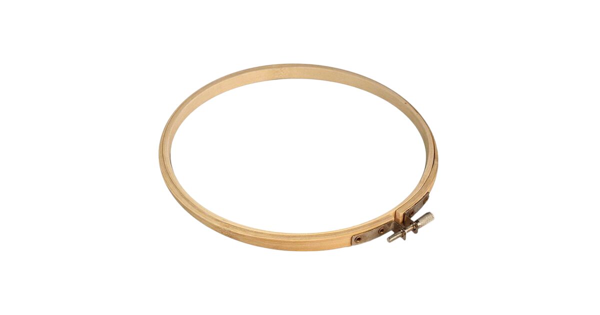 Gherghef broderie din bambus Crisalida, diametru 18 cm | Pepita.com