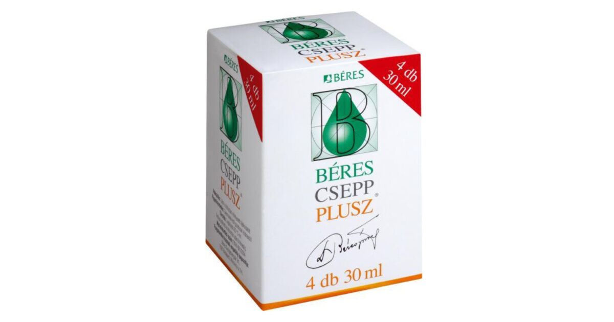 Béres csepp plusz 4x30ml 120 ml | Pepita.hu