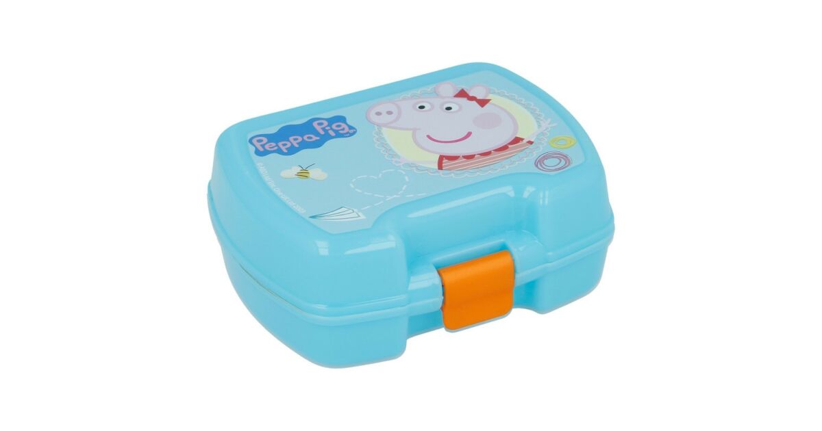 Peppa Pig műanyag mini snack szendvicsdoboz | Pepita.hu