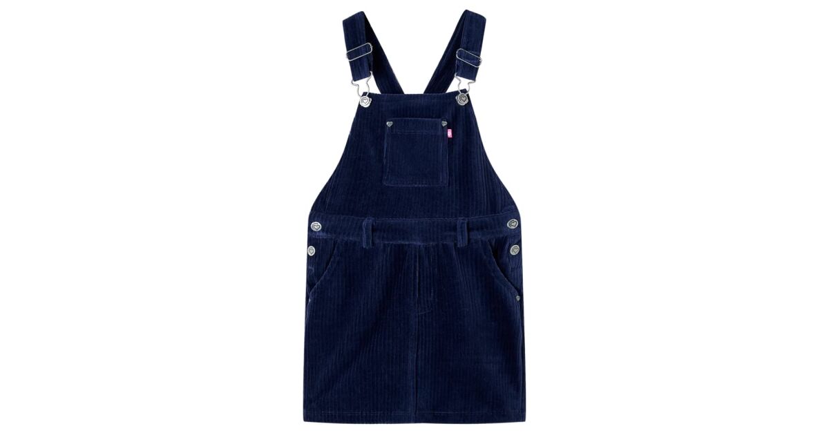 vidaXL Gyerek overall ruha Corduroy Navy 104 | Pepita.hu
