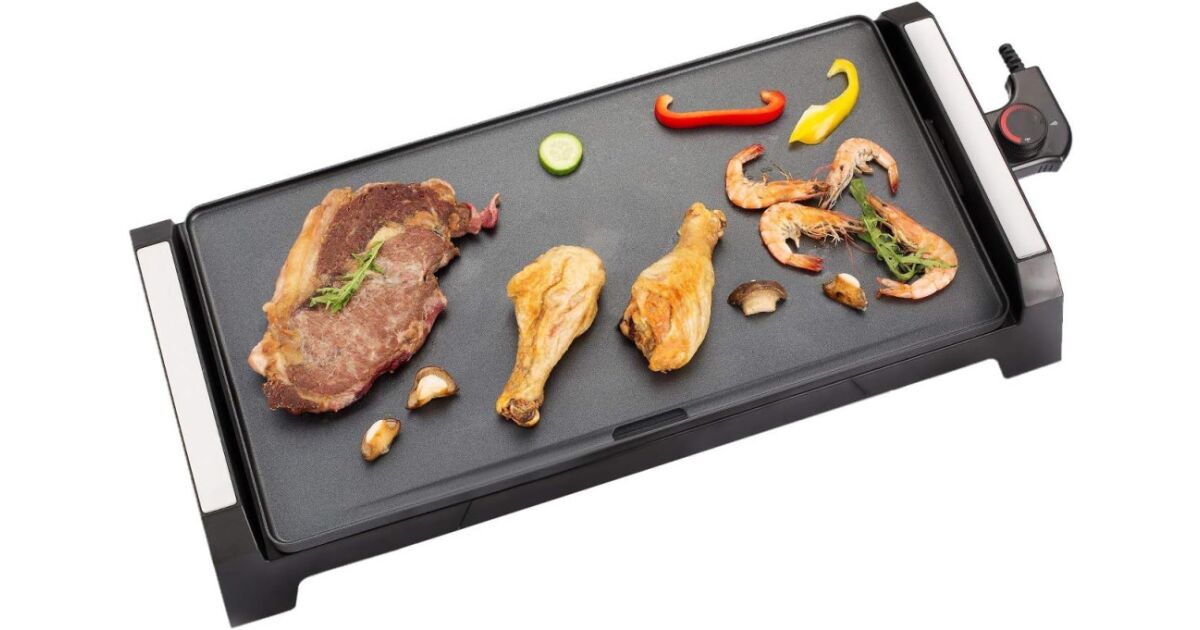 Senya SYCK-G021 Elektromos XL Grill Lap 2200 W, Tapadásmentes ...