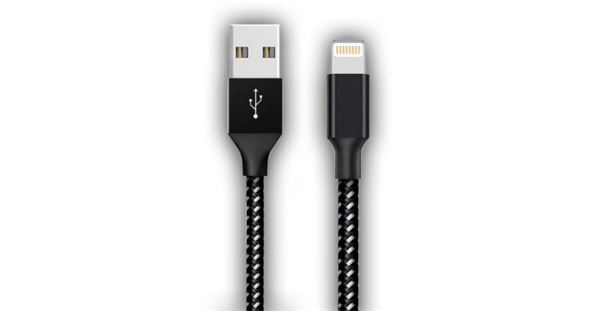 Cablu USB împletit Stansson MFI 1m - Lightning | Pepita.com